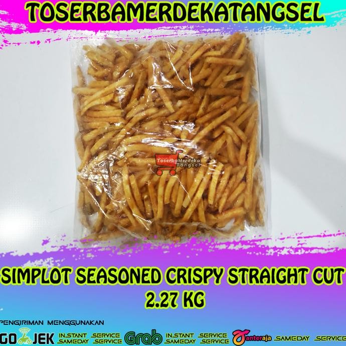 Jual Kentang Goreng Straight Cut Seasoned Simplot French Fries 2.27 Kg ...
