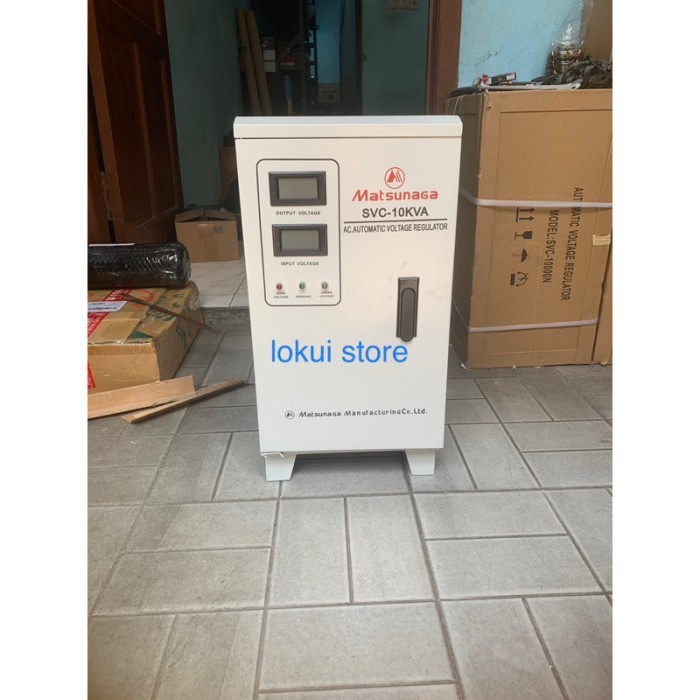 Jual Stabilizer listrik MATSUNAGA 10.000 watt 10000 WAT 10.000 W STAVOL ...