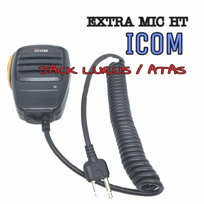 Jual Extra Mic Ht Icom Jack Atas Lurus Berkualitas | Shopee Indonesia