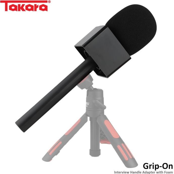 Jual sale! takara grip on universal interview mic handheld handle ...