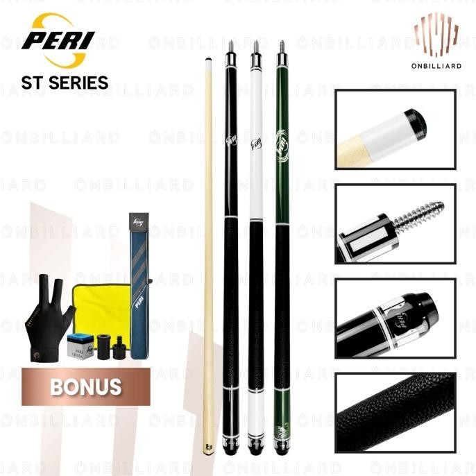Jual ORIGINAL PERI ST SERIES STICK BILLIARD LOW DEFLECTION ST-01 ST-02 ...