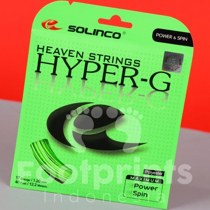 Jual SOLINCO HYPER G SENAR RAKET TENIS TENNIS STRINGS ORIGINAL | Shopee ...