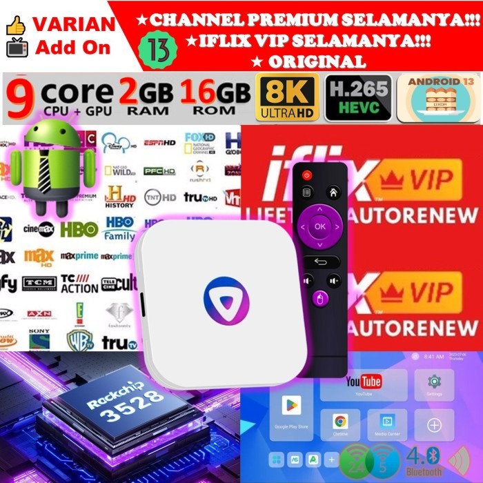 Jual Stb Huwawei Ram 2Gb Rom 8Gb Smart Tv Box Android 4K Support Hdd 2 ...