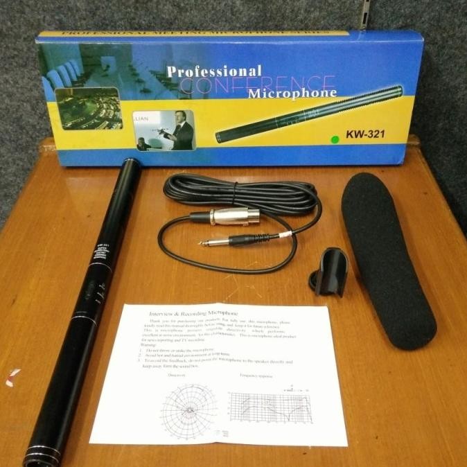 Jual Mic Kabel Kenwood Kw 321 / Kw321 ( Shotgun / Telescopic Microphone ...