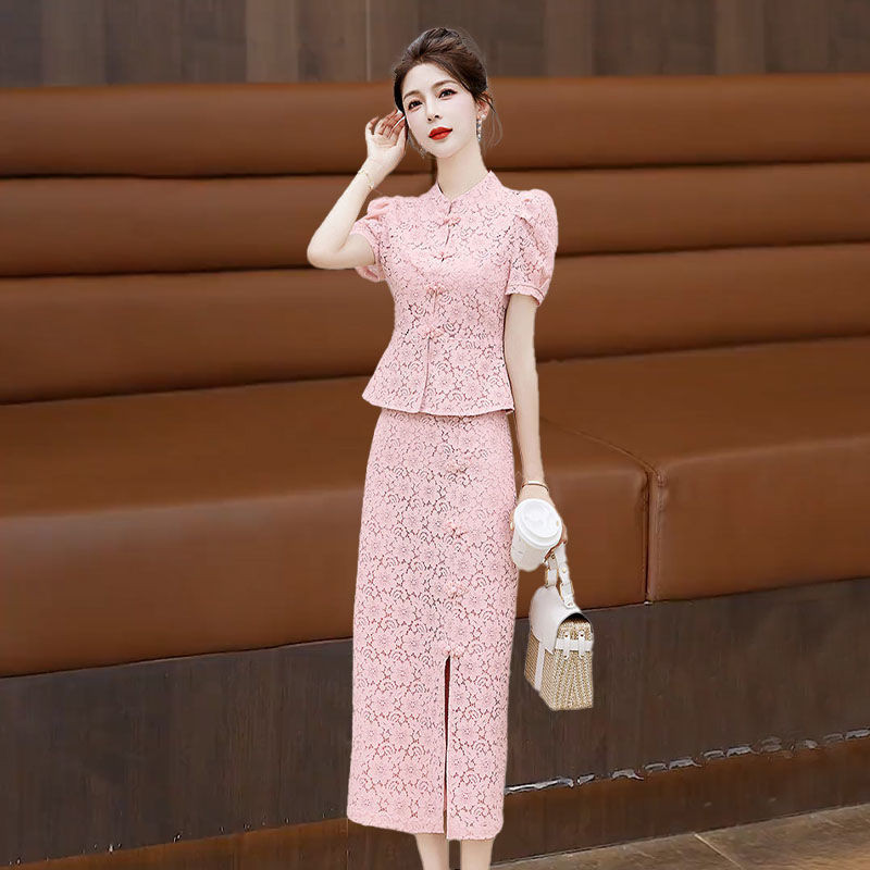 Jual Gaun Bodycon Elegan Wanita Gaya Cina Baru Qipao yang Ditingkatkan ...