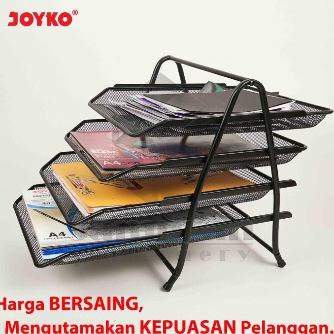 Jual Document Tray Besi 4 Tingkat DT 31 Joyko / Rak Dokument Kertas 4 ...