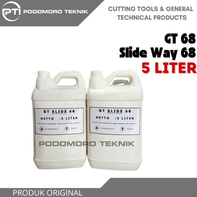 Jual Gt Oli Slide Way 68 Slideway 68 Oli Pelumas Mesin Cnc Milling / Bubut 5 Liter Original Dan ...