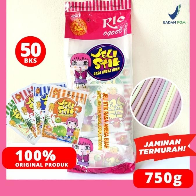 Jual ORIGINAL PERMEN JELI SEDOTAN / STIK PENDEK - JELLY STICK ANEKA ...