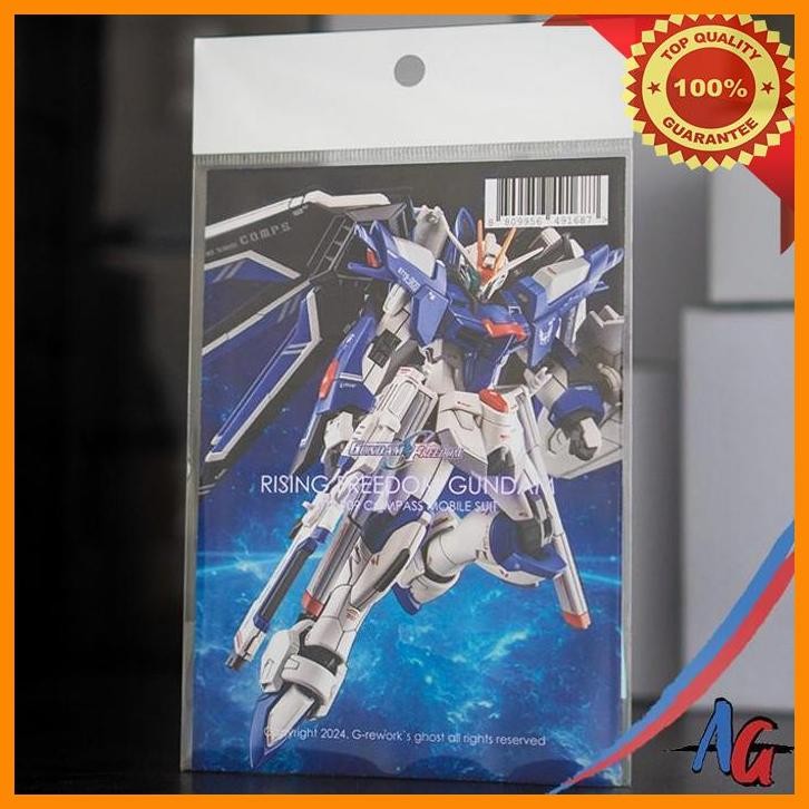 Jual (AMAZ) G-REWORK HG RISING FREEDOM GUNDAM WATER DECAL STICKER ...