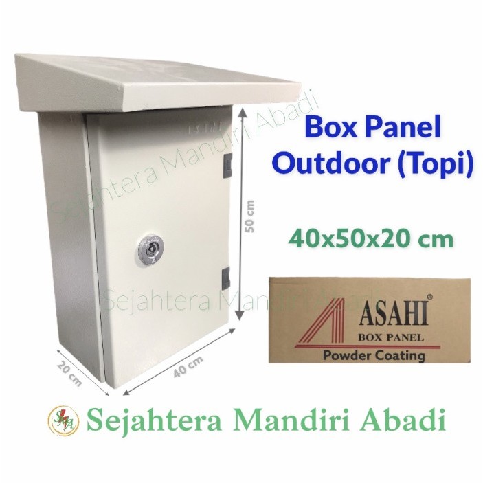 Jual Box Panel 40X50X20 Outdoor Asahi Topi Powder Coating | Shopee ...