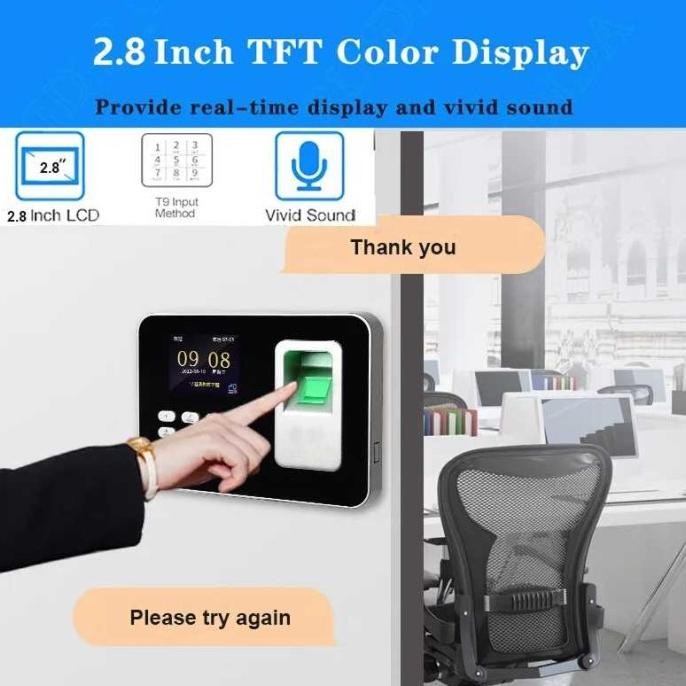 Jual Mesin alat absensi Absen Sidik Jari pekerja petugas karyawan dll ...