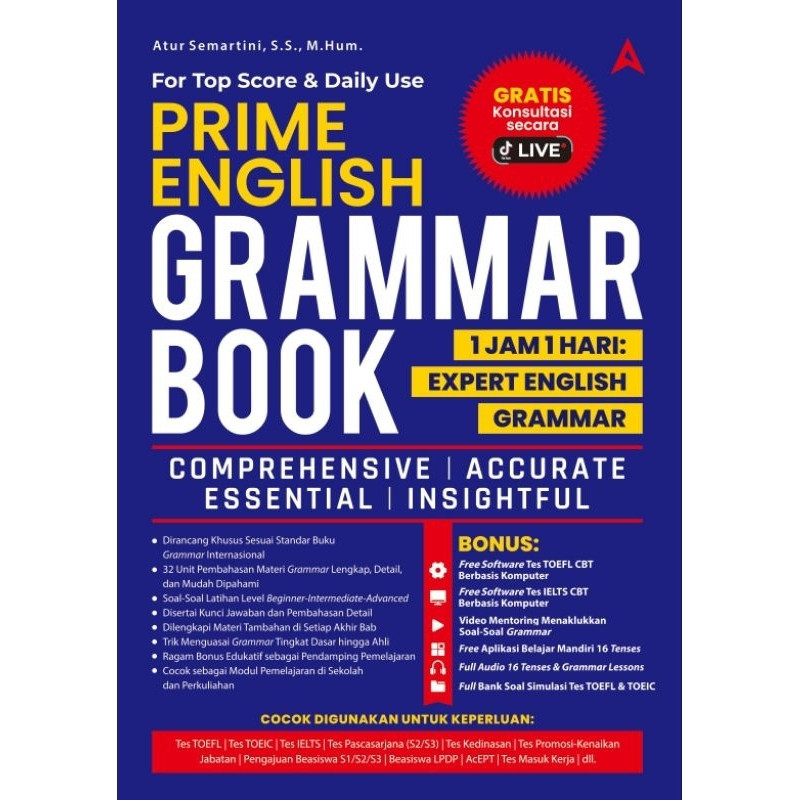 Jual PRIME ENGLISH GRAMMAR BOOK | Shopee Indonesia