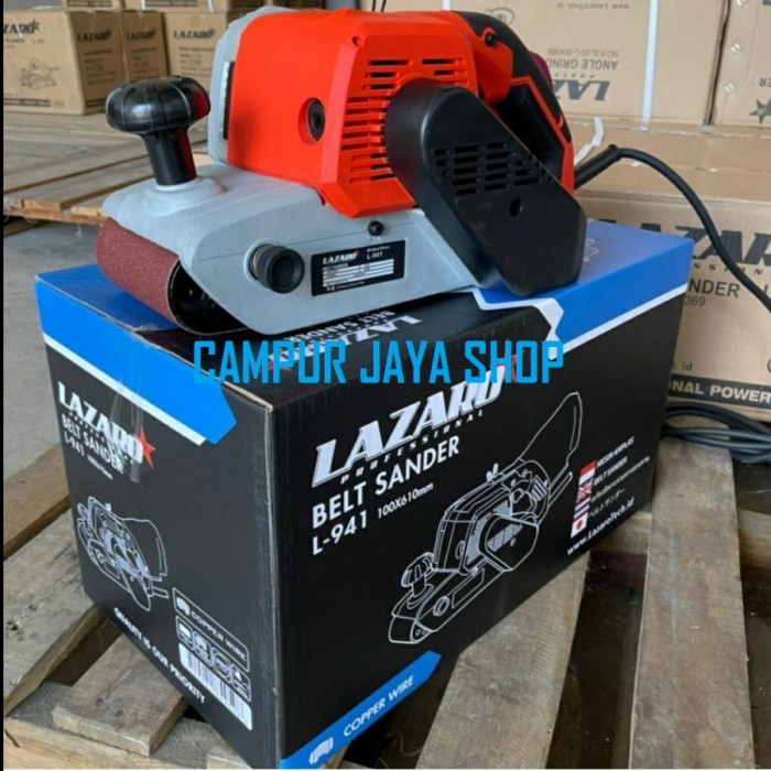 Jual Mesin Amplas Belt Sander Lazaro L 941 Mesin Ampelas Sabuk LAZARO ...
