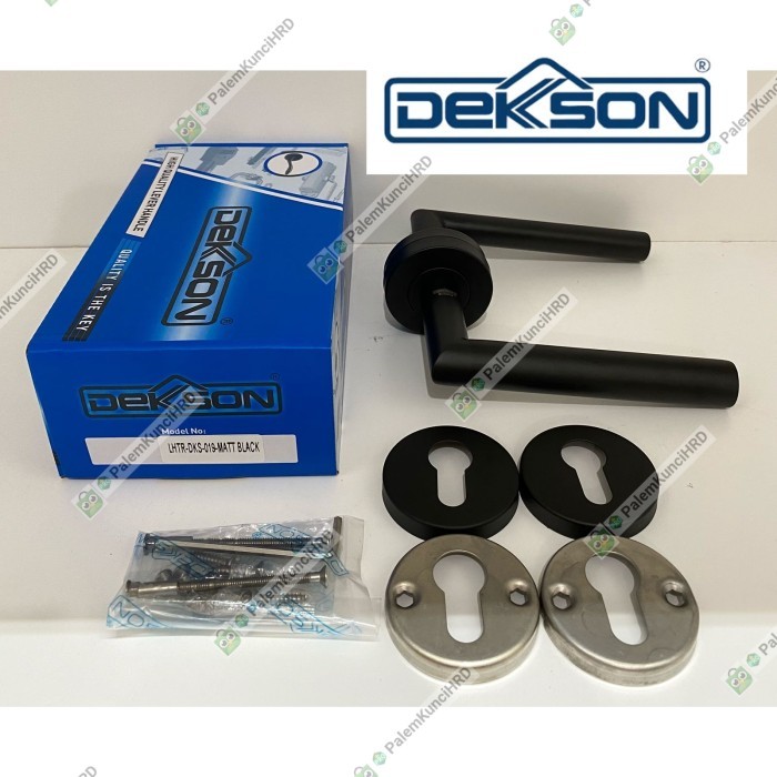 Jual Lever Handle Dekson Lhtr 0019 Black Matt Handle Pintu Dekkson ...