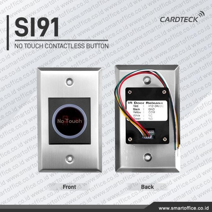 Jual Tombol No Touch Sensor Infrared Touchless Button Tanpa Huruf Exit ...