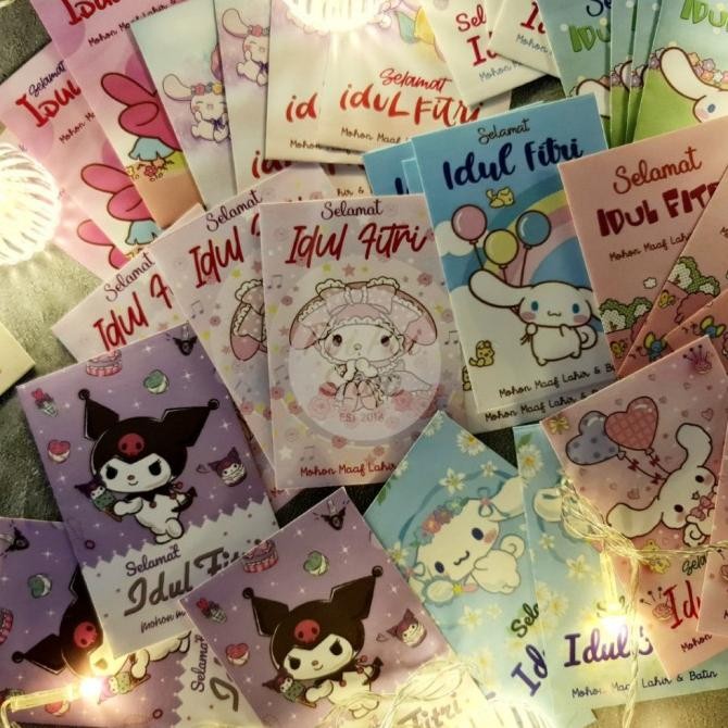 Jual Buruan serbu] Amplop Lebaran Idul Fitri THR 2024 Isi 50 Pendek Sanrio Kartun Kuromi ...