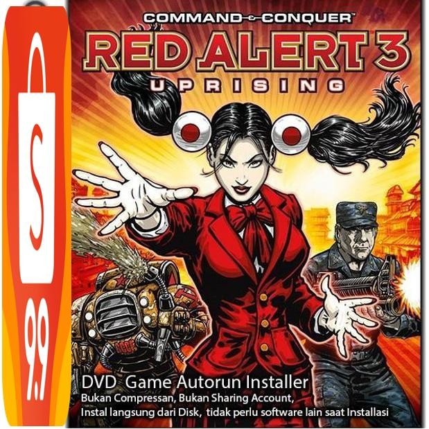 Jual command & conquer red alert 3 uprising - pc dvd game buy 2 free 1 ...