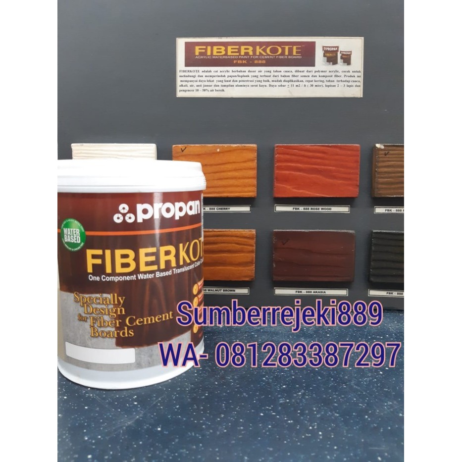 Jual Cat Fiber cement ( GRC ) propan fiberkote 889 ( Doff ) 1 Ltr ...