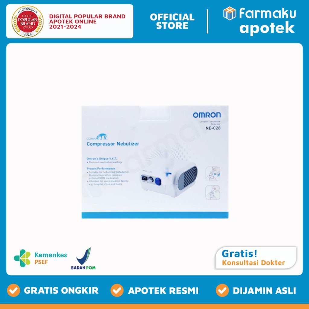 Jual Omron Compressor Nebulizer NE-C28 - KGS | Shopee Indonesia