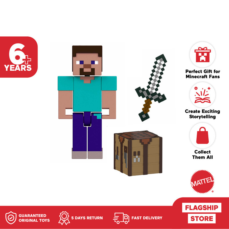 Jual Minecraft Steve Figure - Mainan Action Figure | Shopee Indonesia