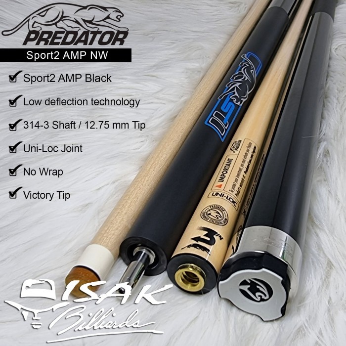 Jual Predator Sport2 Amp Nw Uniloc Low Deflection Billiard Cue Stick Good Quality | Shopee Indonesia