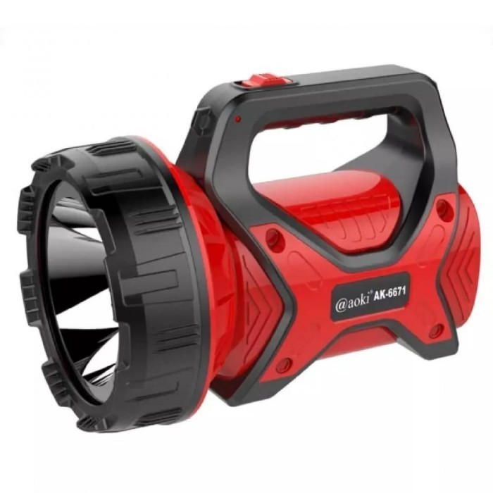 Jual Senter Tangan Led Aoki AK-6671 Pro 50 Watt 5500 mAh Jumbo ...