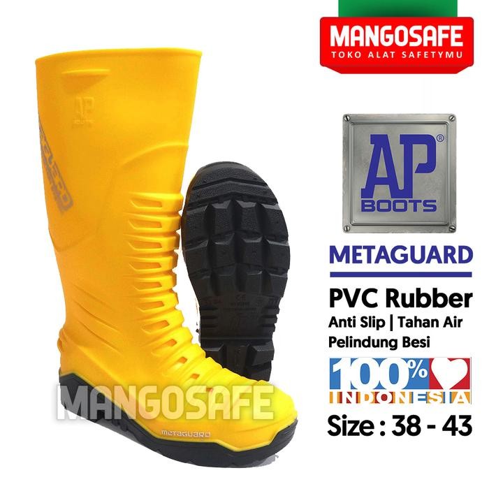 Jual AP Boots METAGUARD Kuning / APBoots META GUARD Sepatu Boot Karet ...