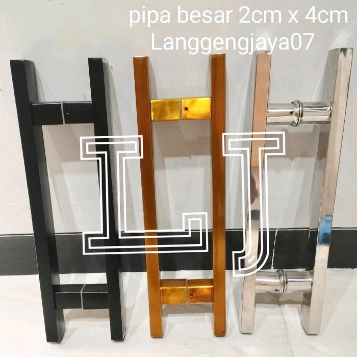 Jual Handle pintu baut tembus full crom150cm/120cm/100cm/ 80/60/45cm ...