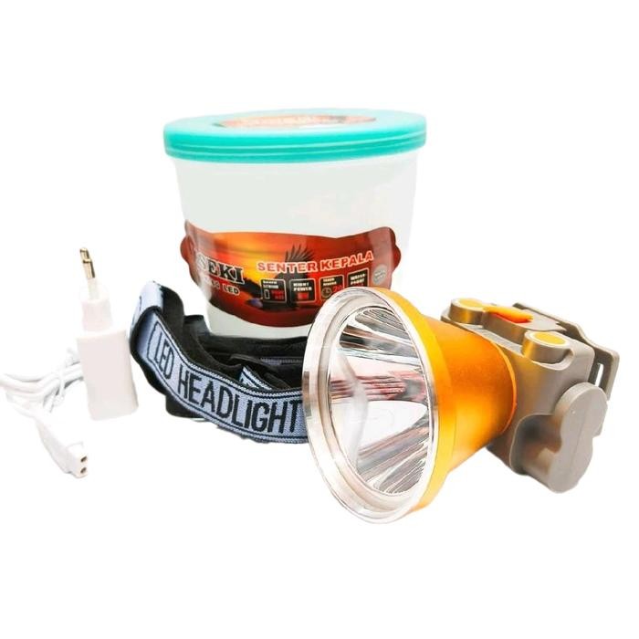 Jual Kiseki Senter Kepala Ck - Sk 78G Led 80Watt / Head Lamp Super ...