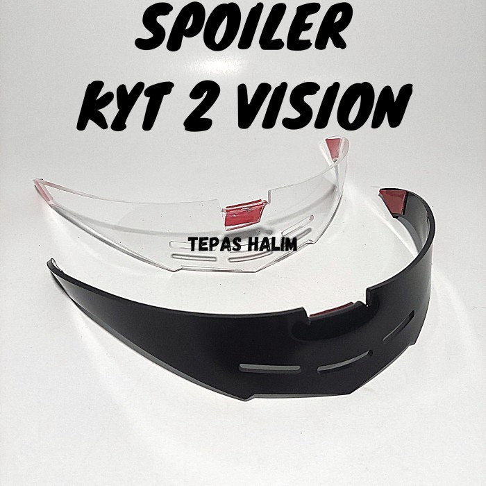 Jual BEST SPOILER KYT 2 VISION / SPOILER KYT 2VISION AKRILIK | Shopee Indonesia