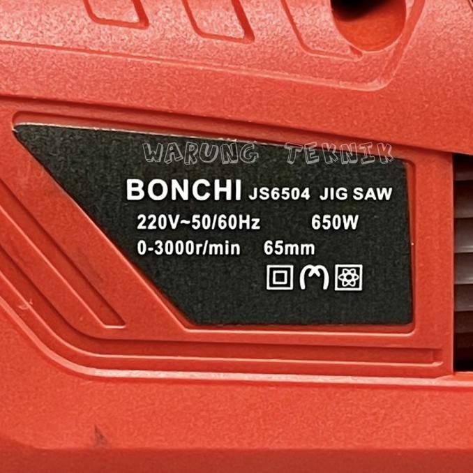 Jual BONCHI JS6504 65 MM JIGSAW MACHINE - MESIN GERGAJI JIGSAW KAYU ...