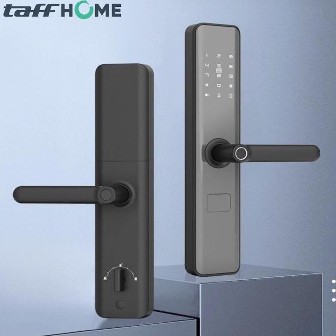 Jual Smart Home Digital Door Lock TaffHOME P7 Handle Gagang Pintu Rumah Elektrik Fingerprint ...