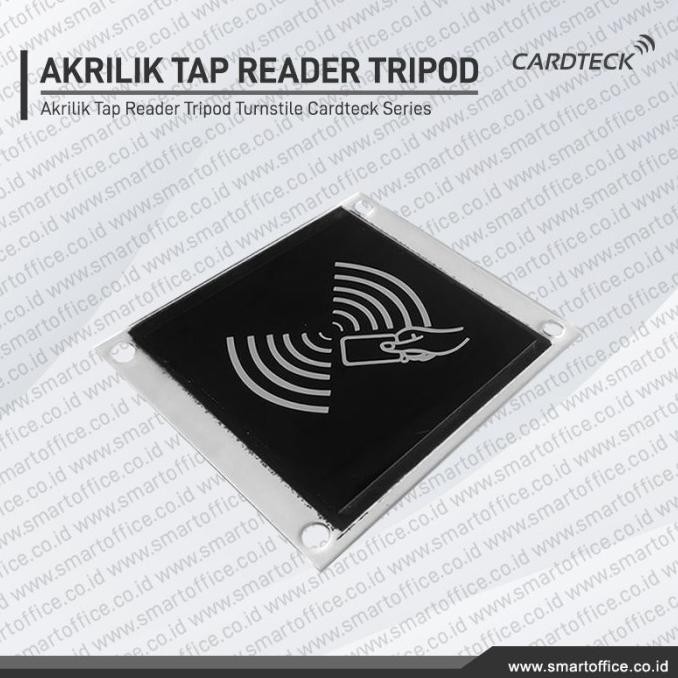 Jual Akrilik Tap Reader Tripod Turnstile Flap Barrier Gate Cardteck ...