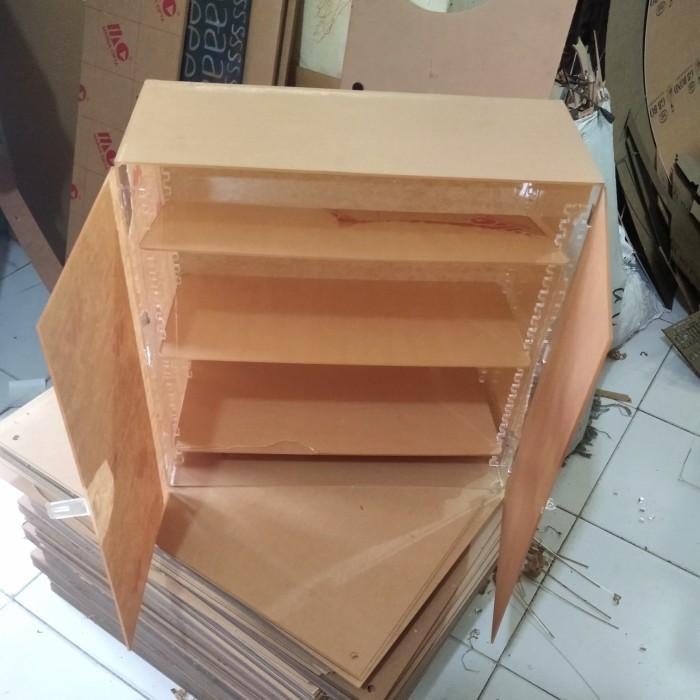 Jual ACRYLIK ETALASE DISPLAY KUE/ROTI. KNOCKDOWN | Shopee Indonesia