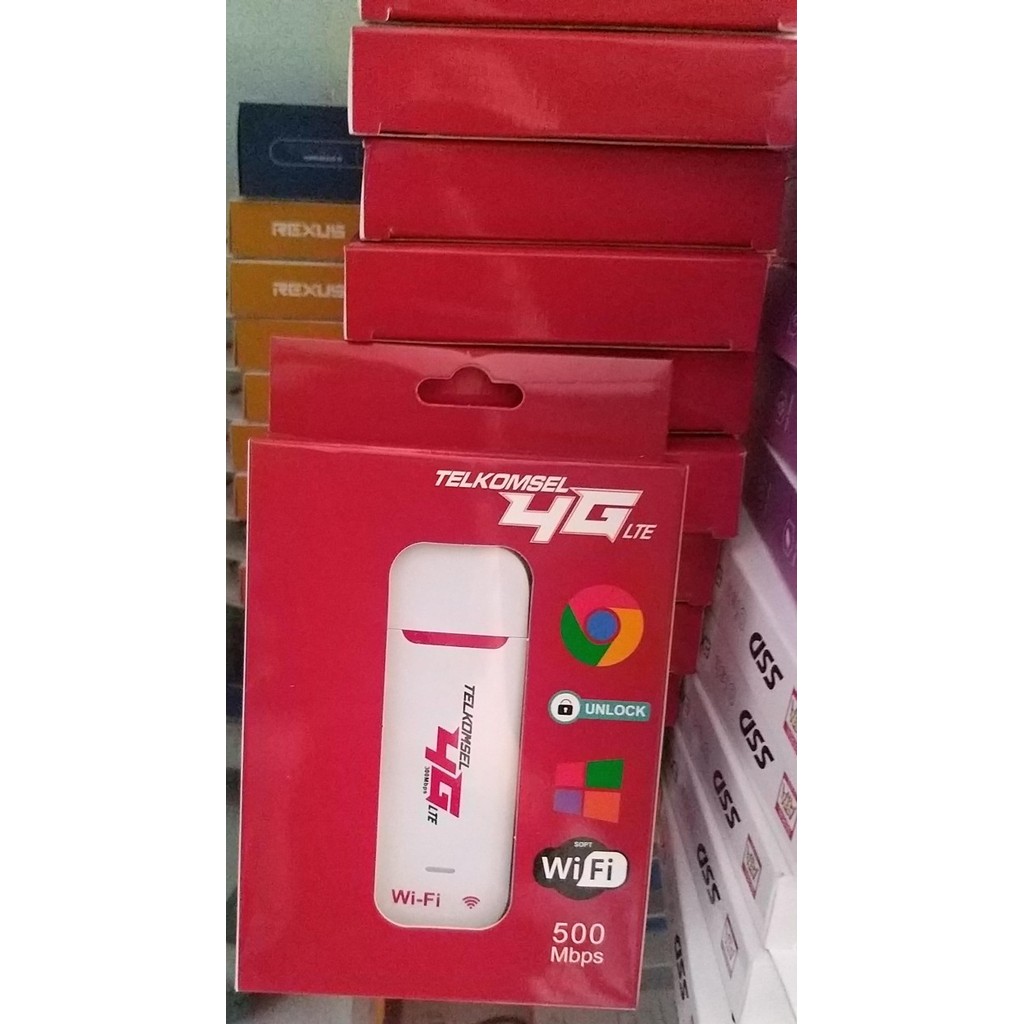 Jual NEW MODEM WIFI / MIFI USB 4G TELKOMSEL 300Mbps UNLOCK ALL OPERATOR ...