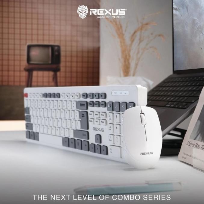 Jual Rexus Km8 Keyboard Mouse Wireless Combo Rexus Rx Km 8 | Shopee ...