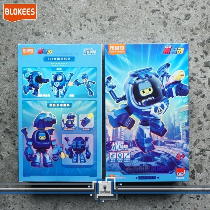 Jual Blokees Magic Blocks Super Level Lulu Robot Armor Bloks Man Bu Lu ...