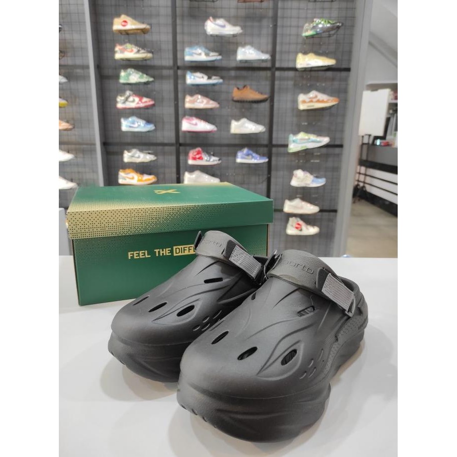 Jual Porto X Sandals - Gio Clogs Black | Shopee Indonesia