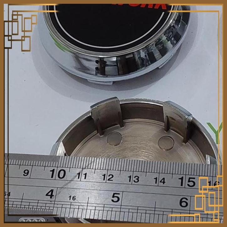 Jual [TJM] TUTUP VELG DOP RODA VARIASI SILINDRER CHROME HITAM WORK ...