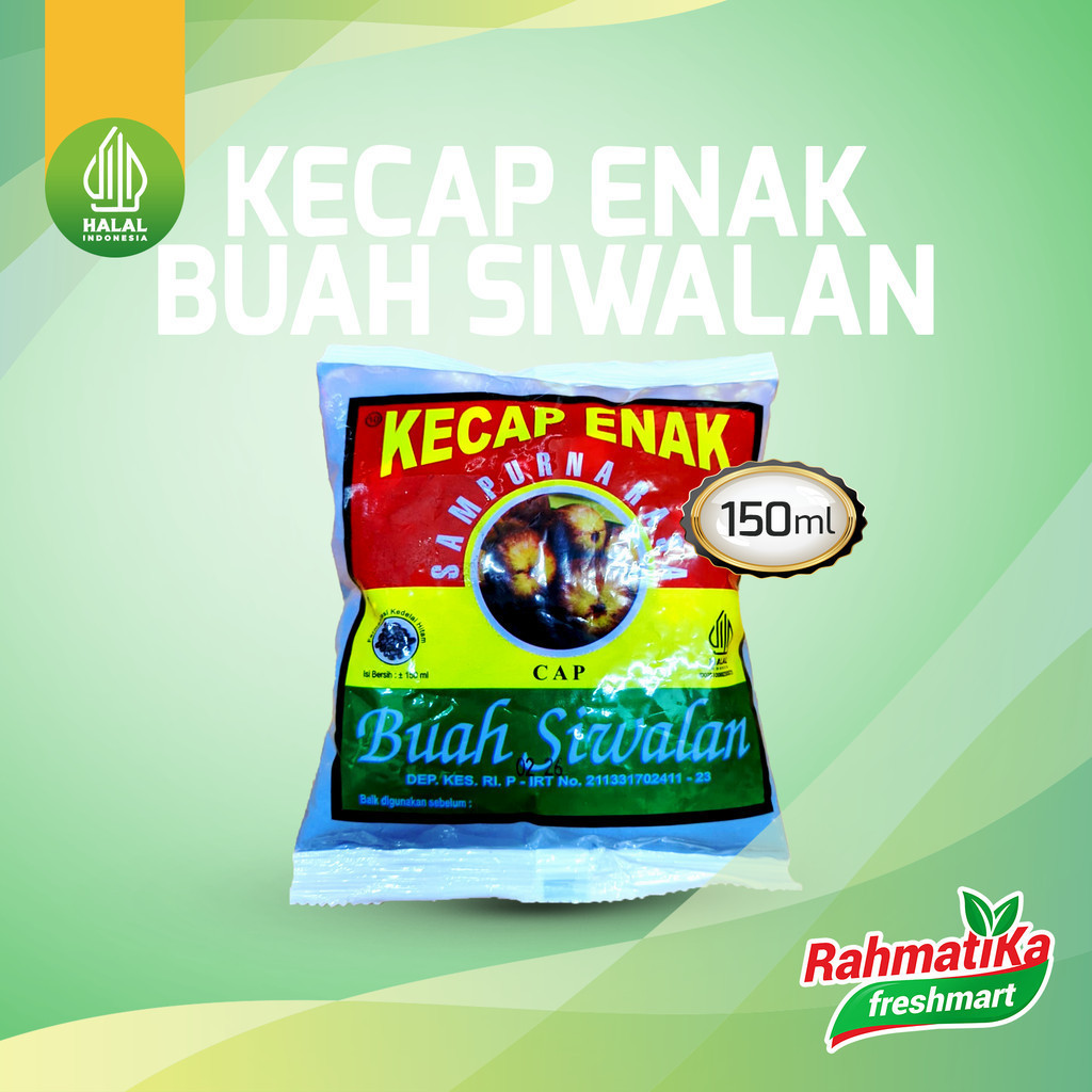 Jual Kecap Enak Cap Buah Siwalan Refill 150 ml | Shopee Indonesia