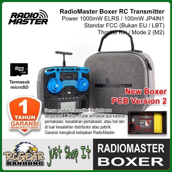 Jual RADIOMASTER BOXER RADIO CONTROLLER 2.4GHZ RC TRANSMITTER RC REMOTE ...