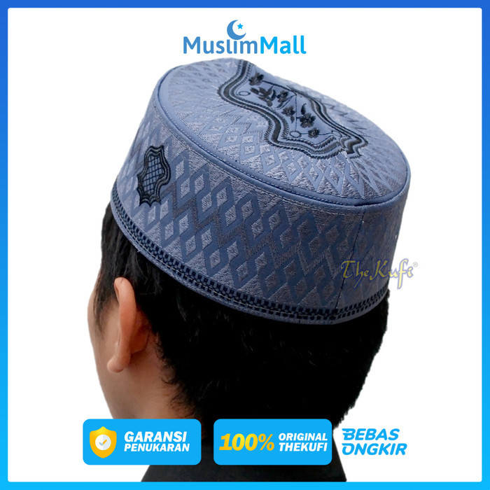 Jual Jual [READY] Peci kopiah Assagofah Terompah Nabi Warna Abu Tua Kopyah Haji The Kufi ...