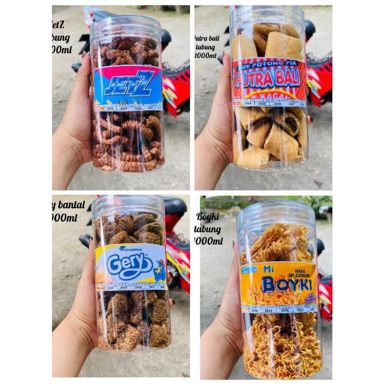 Jual TGC-1924 (READY) SNACK BRANDED TABUNG 1000ML MURAH SNACK BRANDED ...