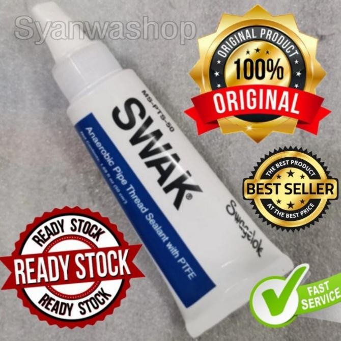 Jual Promo SWAK Thread Sealant Tube 50cm3 MS-PTS-50 SWAGELOK COD ...