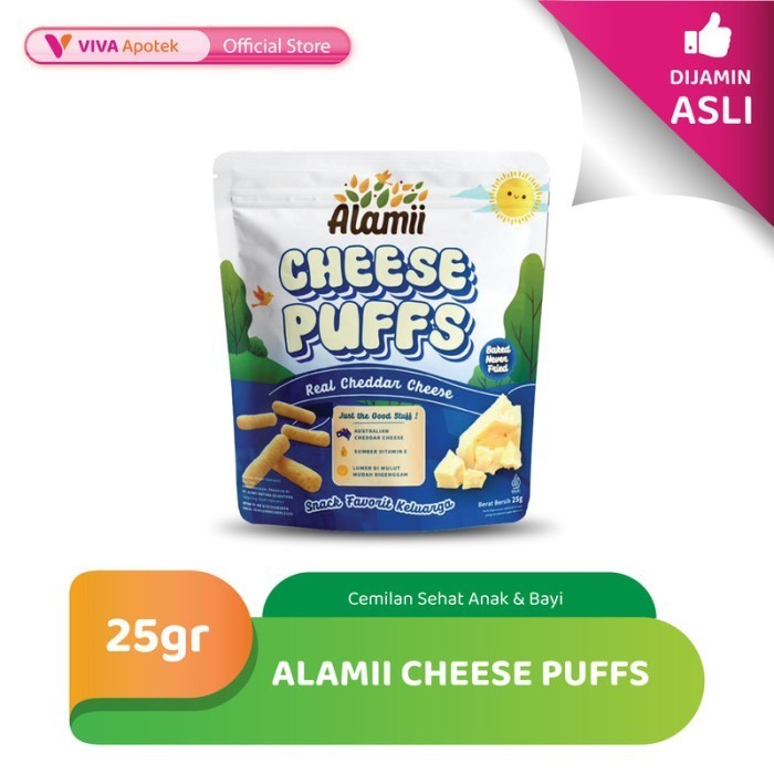 Jual Alamii Cheese Puffs Snack Anak Bebas Gluten (25 Gram) | Shopee ...