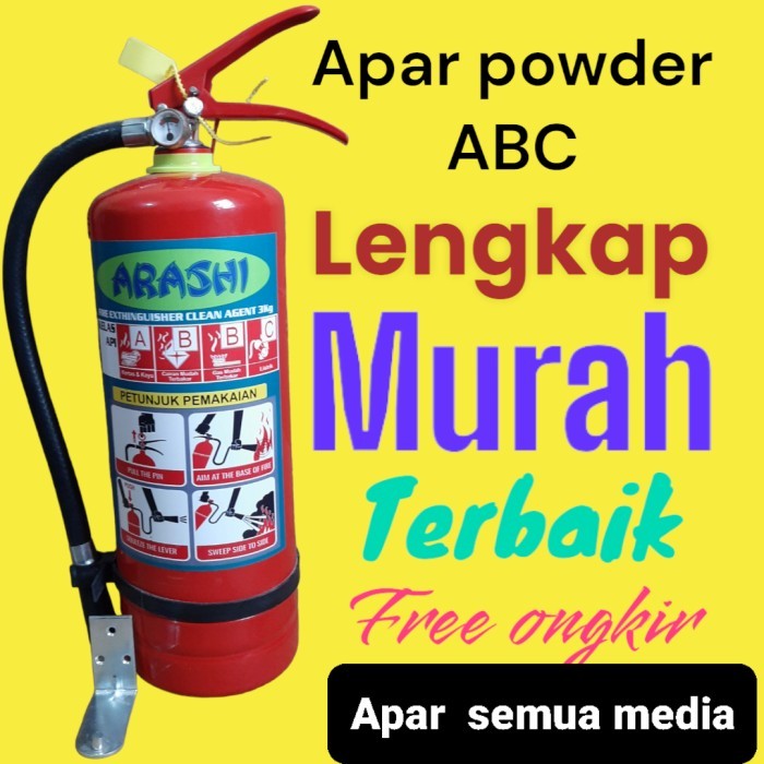 Jual apar 3 kg powder pemadam api fire extinguisher 3kg ABC preorder ...