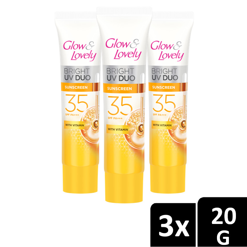 Jual Glow & Lovely Ultimate UV Duo 20g x3 | Shopee Indonesia