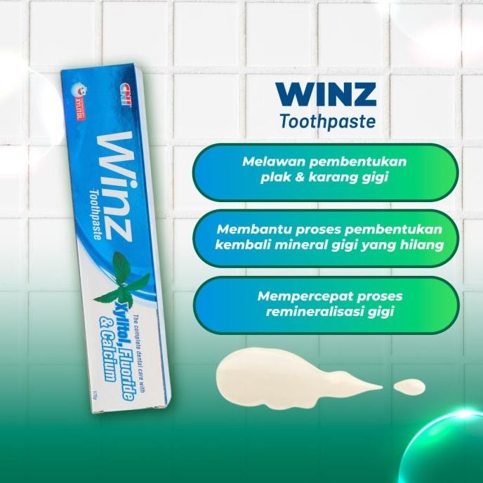 Jual CNI WINZ TOOTHPASTE PASTA GIGI ODOL ORIGINAL 175G PENCEGAH KARANG ...