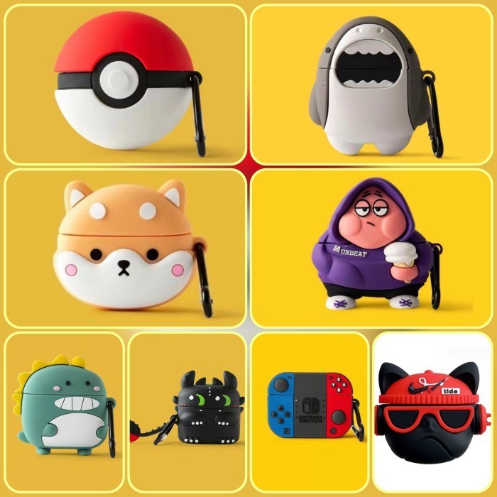 Jual Casing Beats Studio Buds TWS Bluetooth Silicone Case - Lucu kartun ...