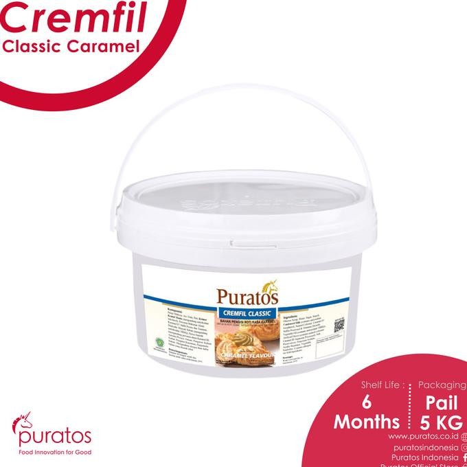 Jual Puratos Cremfil Classic Caramel / Cream (Krim) Filling Siap Pakai ...